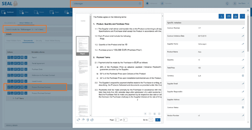 SEAL for Contracts Management - AXIVANT