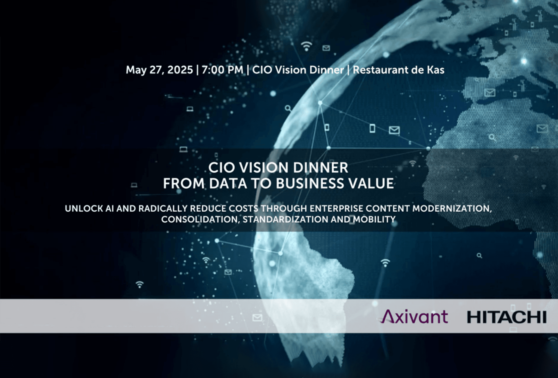 CIO Vision Dinner - AXIVANT